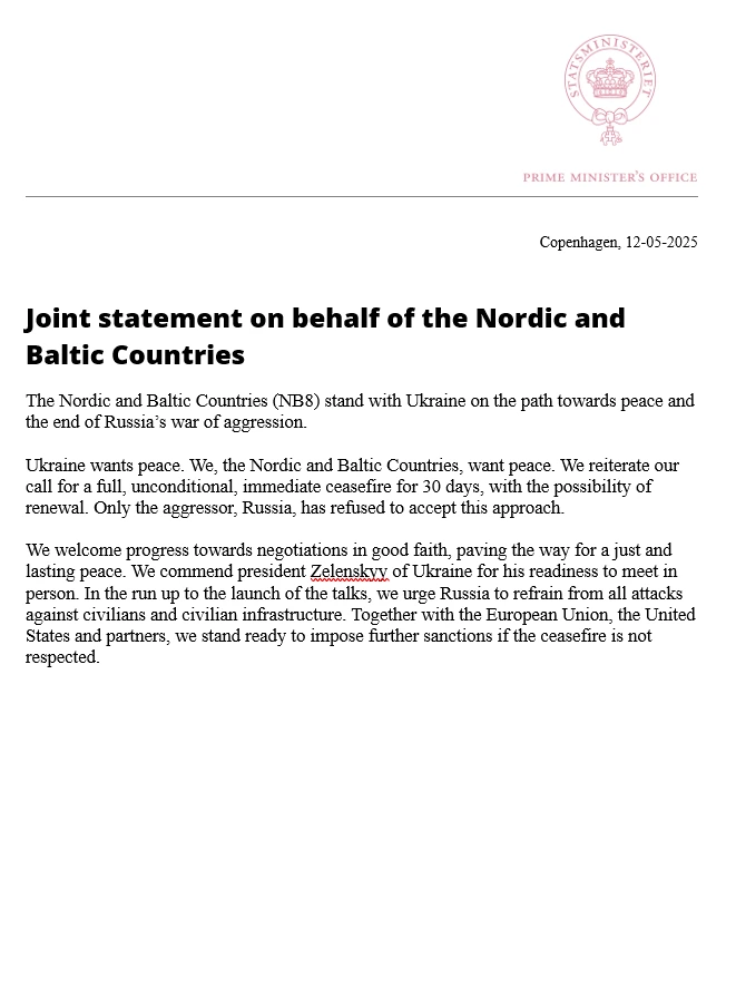 Joint statement on behalf of the Nordic and Baltic Countries ...